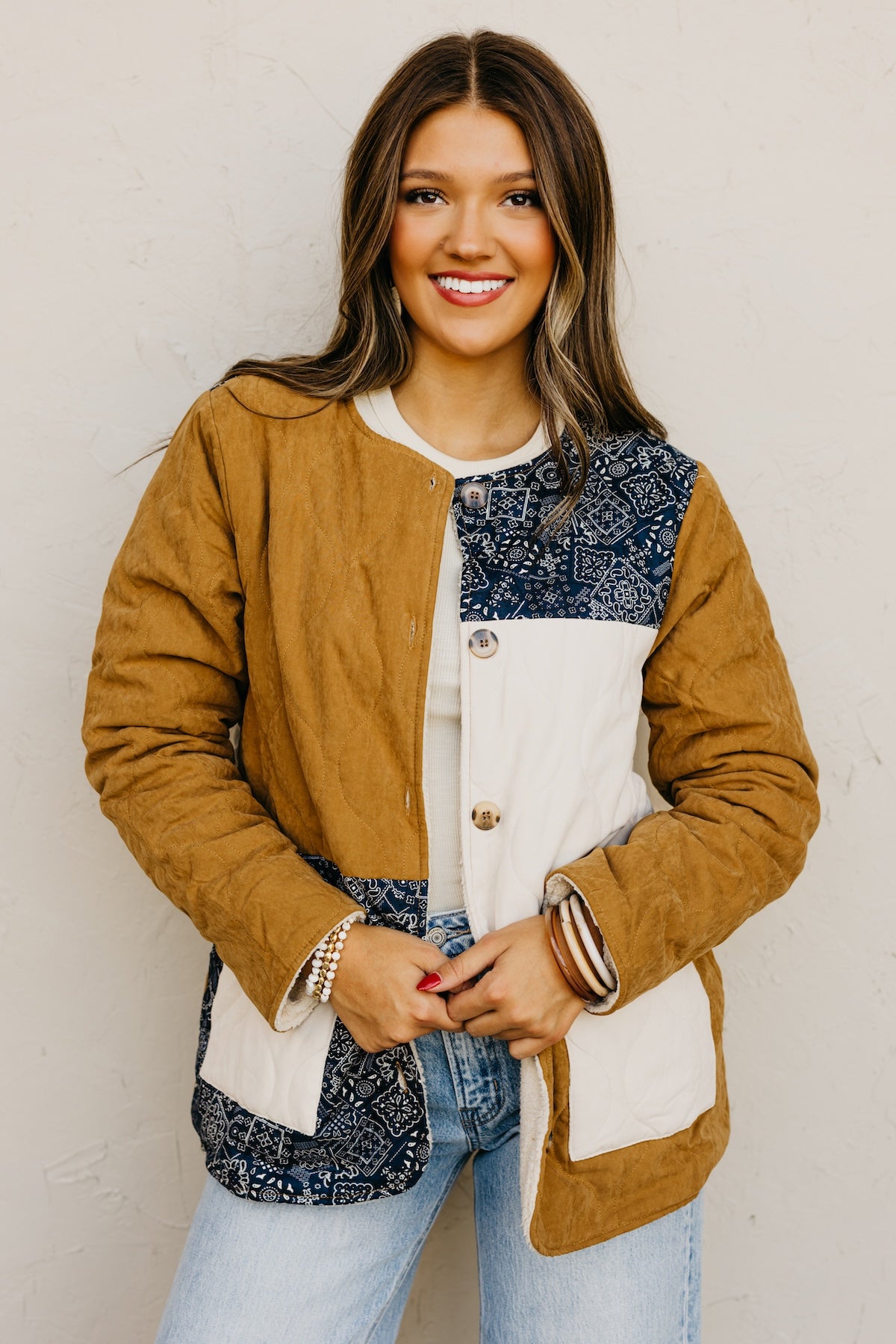 The Wynn Bandana Contrast Jacket | MOD Boutique
