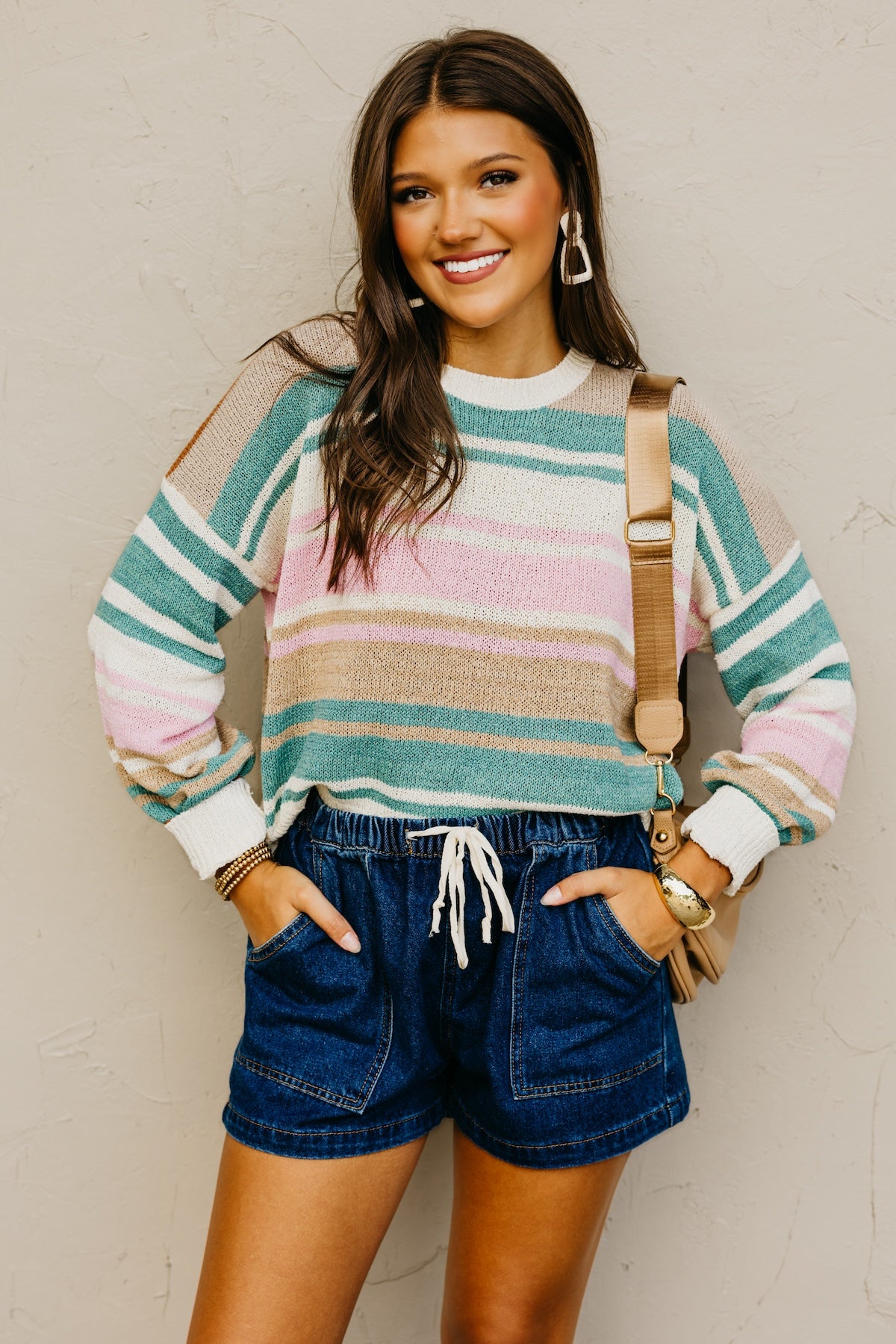 Wishlist | The Esme Color Block Striped Sweater | MOD Boutique