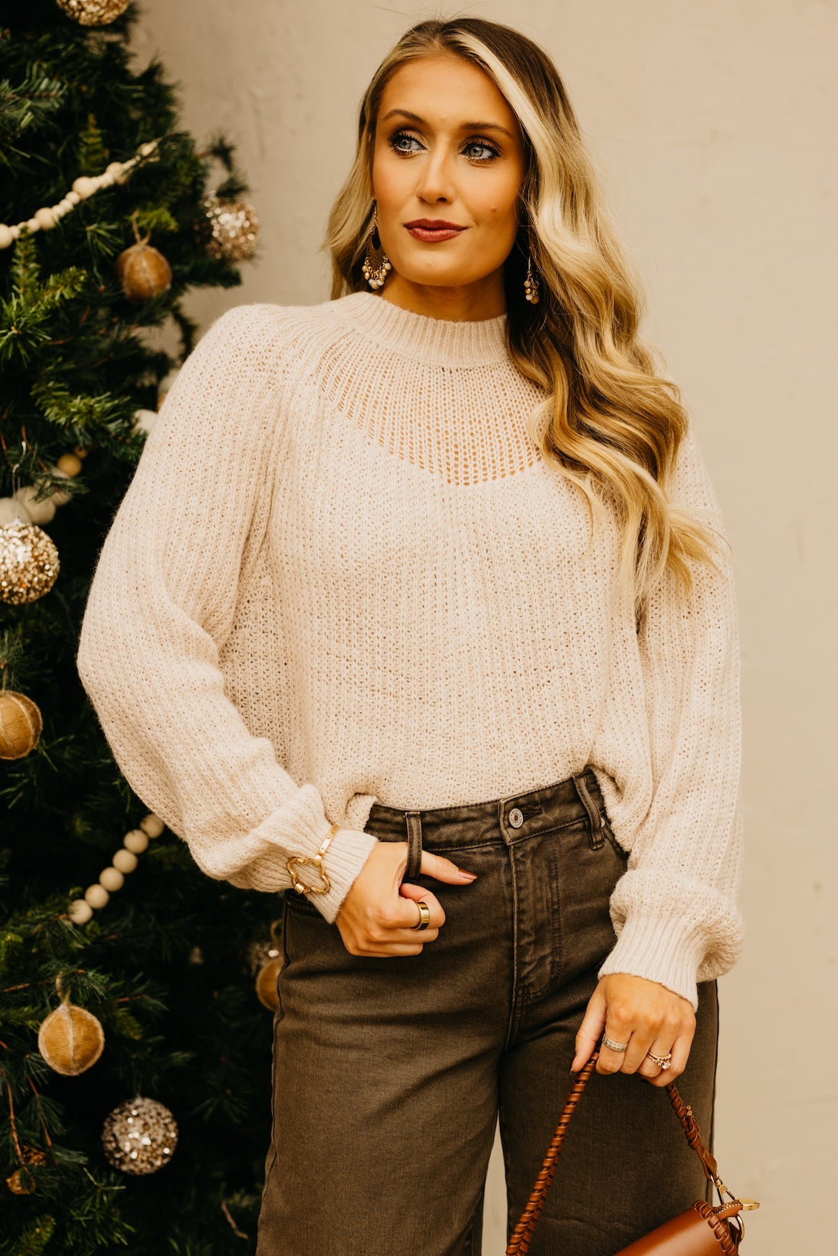 Fate | The Roman Open Knit Sweater | MOD Boutique