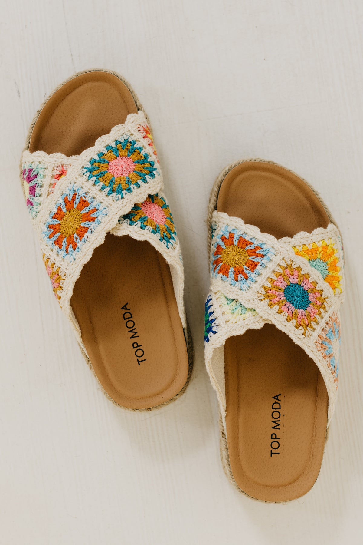 The Athens Espadrille Embroidered Sandal | MOD Boutique